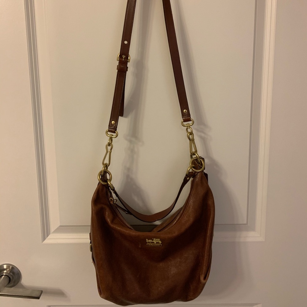 Coach Tan Leather Crossbody/Handbag - Gem